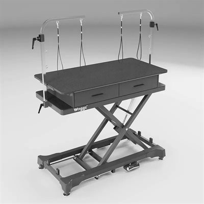 Waggz Store - Electric Grooming Table with Drawers - Black 908p